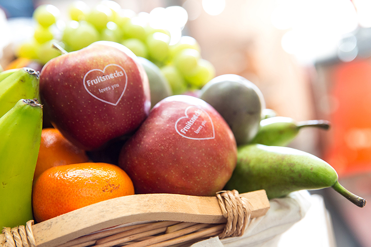Découvrez nos exemples | Dites-le avec des fruits! | Logofruit.be